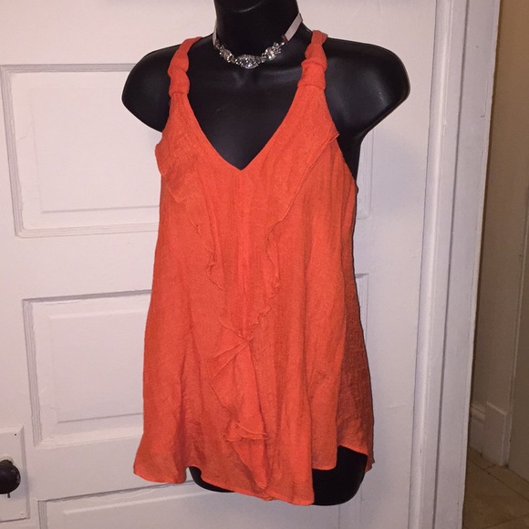 A. Byer | Tops | Free Flowing With Ruffle Front | Poshmark